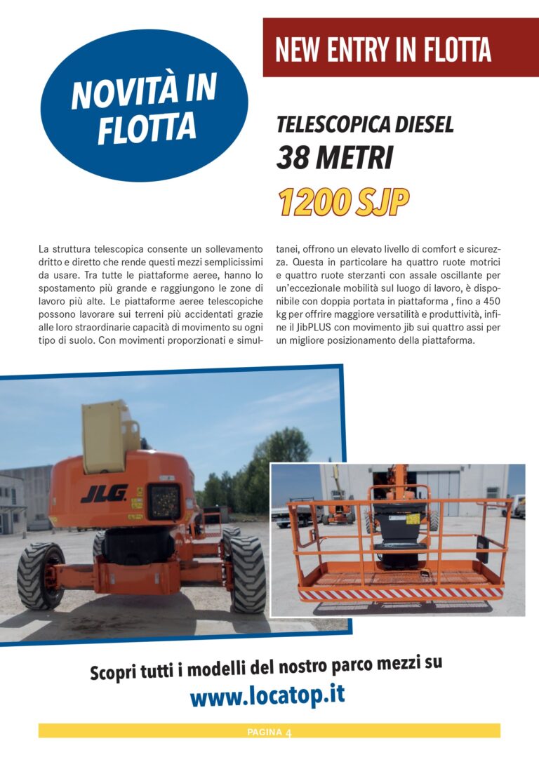 Loca Top: Noleggio Piattaforme aeree e Sollevatori